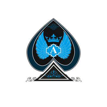 Blue Ace Of Spades Logo