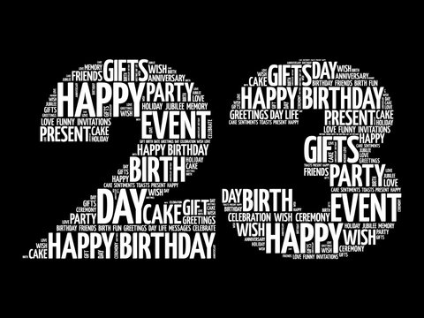 Happy-23Rd-Birthday Images – Browse 9 Stock Photos, Vectors, and Video ...