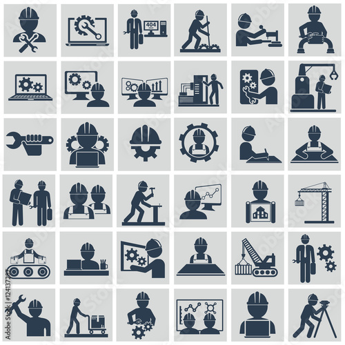 "Engineer construction equipment machine operator managing and ...