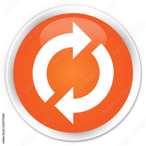 Search Button Icon Orange