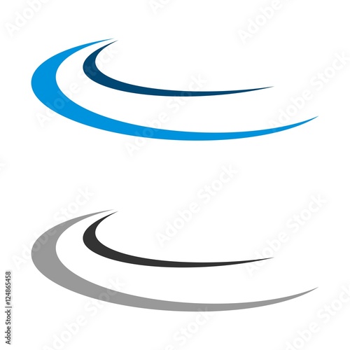 "Abstract Swoosh Template" Stock image and royalty-free vector files on ...