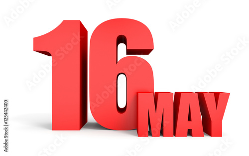 "May 16. Text on white background." Stock photo and royalty-free images ...