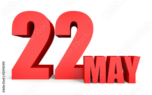 "May 22. Text on white background." Stock photo and royalty-free images ...