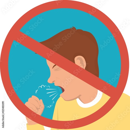 "No flu. No cough." Stock image and royalty-free vector files on ...