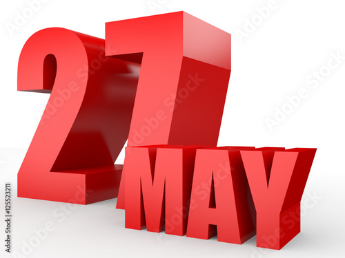 "May 27. Text on white background." Stock photo and royalty-free images ...