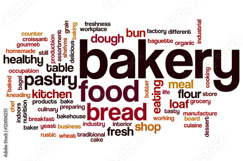 "Bakery word cloud" Stock photo and royalty-free images on Fotolia.com ...