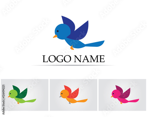 "Bird cartoon logo for children" Stockfotos und lizenzfreie Vektoren ...