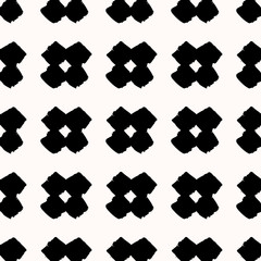 Sewing fabric with Seamless Cross Shapes Pattern - CottonBee