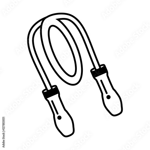 "boxing rope isolated icon vector illustration design" Stock image and ...