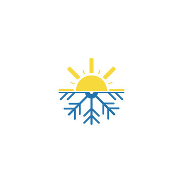 Sun And Snowflake Logo Images – Browse 11,102 Stock Photos, Vectors ...