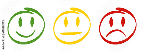 "3 Feedback Smileys" Stock image and royalty-free vector files on ...