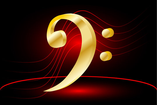 Bass Clef Wallpaper