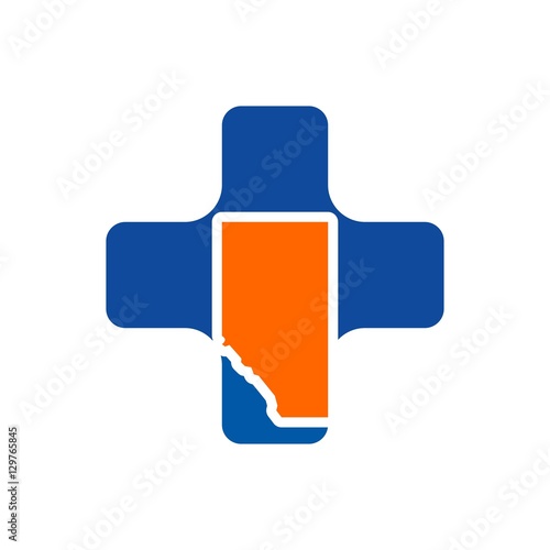 "alberta medical and health logo vector. icon vector." Stockfotos und ...