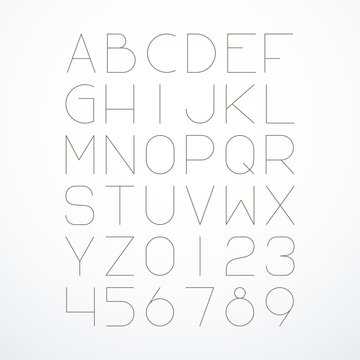 "Thin Alphabet Images – Browse 96,274 Stock Photos, Vectors, and Video ...
