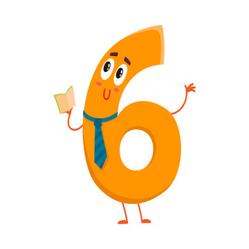 Cartoon Number Six Images – Browse 9,966 Stock Photos, Vectors, and ...