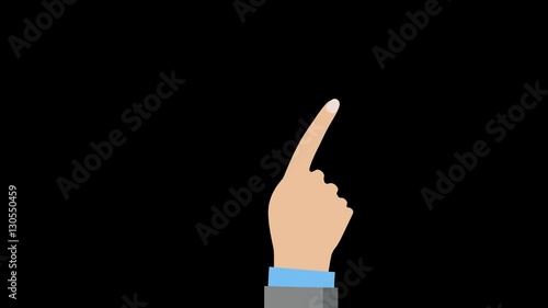 "No pointer finger. Hand finger wagging cartoon animation. Ultra High ...