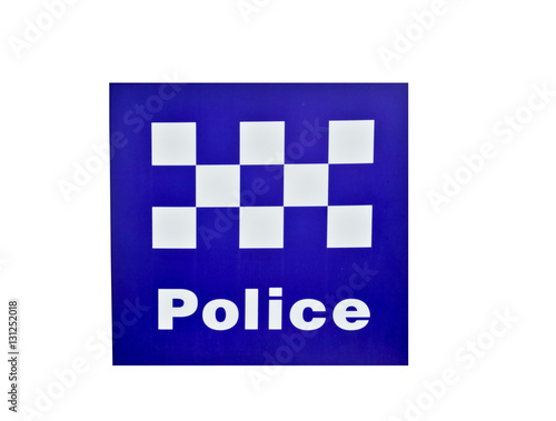 "Sign for police Queensland Australia" Stock photo and royalty-free ...