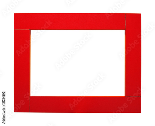 "Red frame for photos. Isolated" Stock photo and royalty-free images on ...