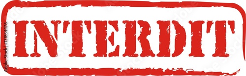 "tampon interdit 30122016" fichier vectoriel libre de droits sur la ...
