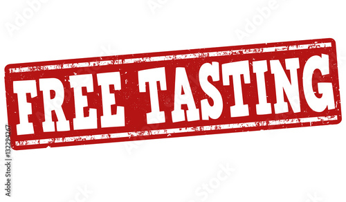 "Free tasting sign or stamp" Stock image and royalty-free vector files ...