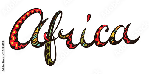 "Africa ornate script title" Stock image and royalty-free vector files ...