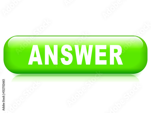 "answer button on white background" Stock image and royalty-free vector ...