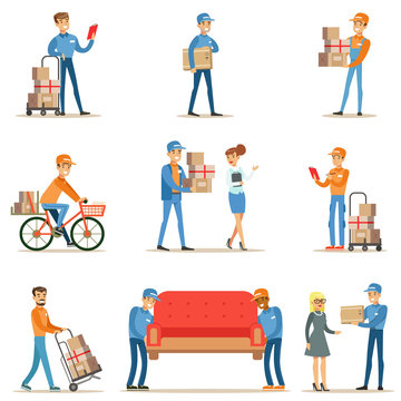 Package Delivery Cartoon Images – Browse 52,095 Stock Photos, Vectors ...
