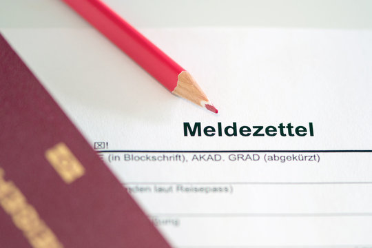 Meldezettel Bilder – Durchsuchen 12 Archivfotos, Vektorgrafiken und ...