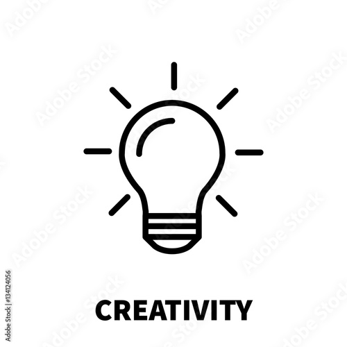 Symbols Of Creativity And Ideas Stock Vector Illustration
