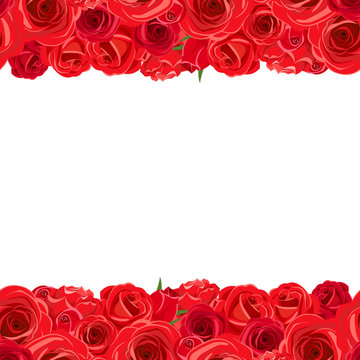 Red Roses Borders And Frames