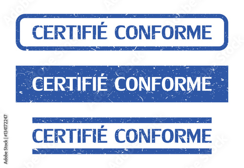 "Tampon certifié conforme." fichier vectoriel libre de droits sur la ...