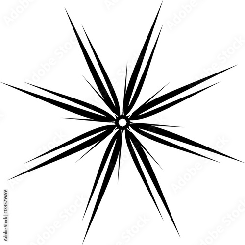 "Stylized star shape. Vector illustration." Stock image and royalty ...