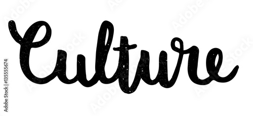 "CULTURE hand lettering icon" Stock image and royalty-free vector files ...