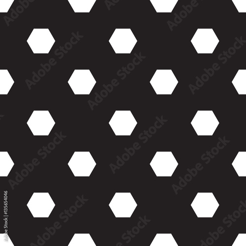 "Seamless hexagon pattern on black" Stock image and royalty-free vector ...