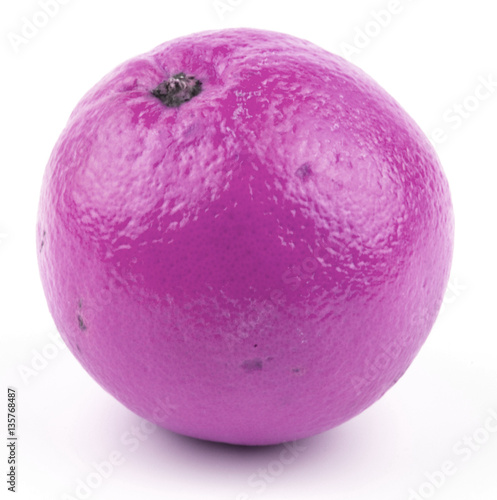 "Beautiful colorful pink orange fruit isolated on white background ...