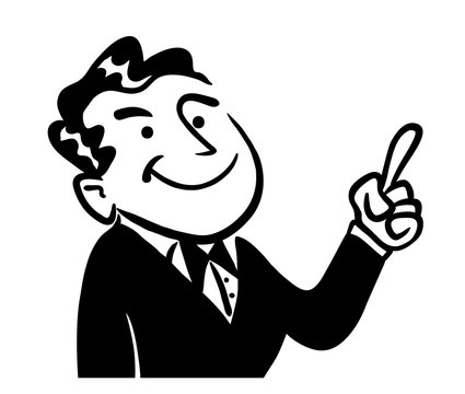 50s Cartoon Man