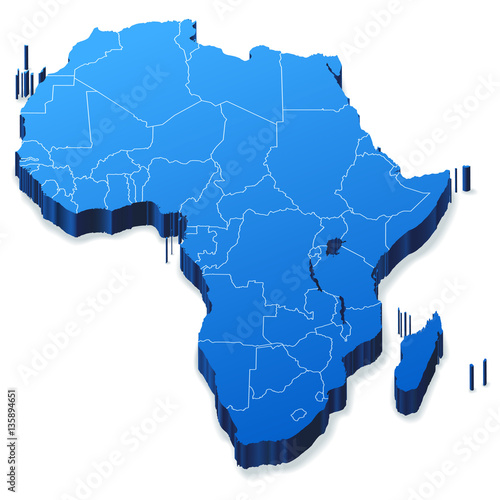 "Africa 3D Map" Stock photo and royalty-free images on Fotolia.com ...