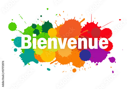 "Bienvenue" fichier vectoriel libre de droits sur la banque d'images Fotolia.com - Image 137172876