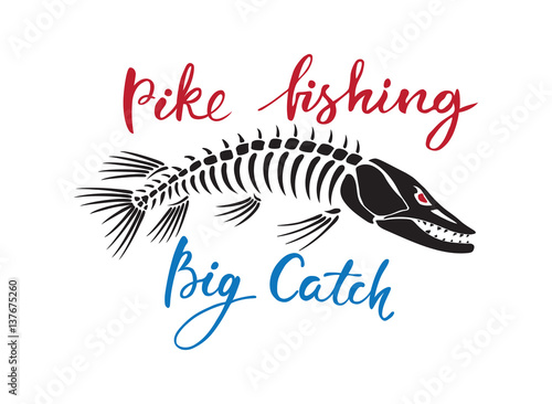 "Figure skeleton evil pike" Stock image and royalty-free vector files ...