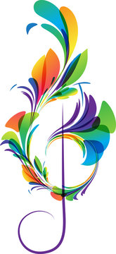 Treble Clef Flower Images – Browse 2,374 Stock Photos, Vectors, and ...