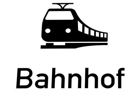 Bahnhof Symbol
