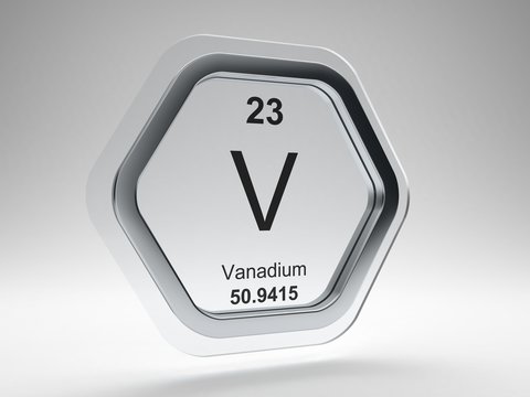 Vanadium Symbol Vanadium Facts For Kids