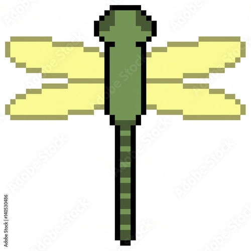 "pixel art dragonfly" Stock photo and royalty-free images on Fotolia ...