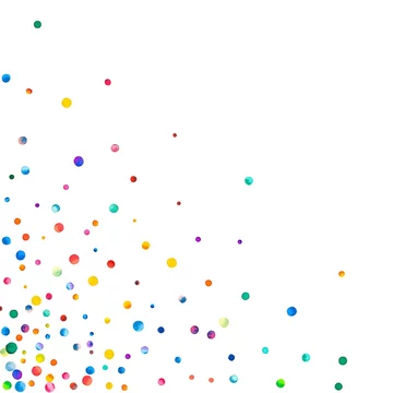 Confetti Corner Border