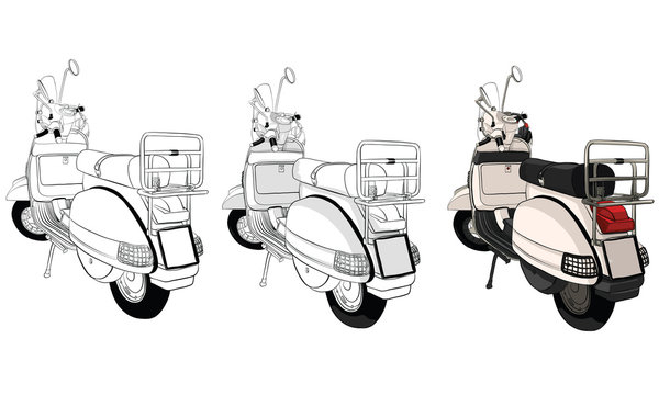 Vespa Px Vector
