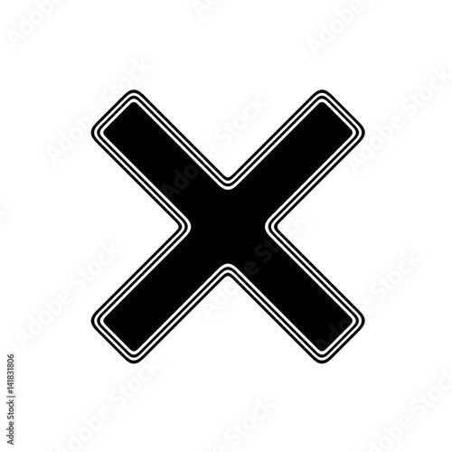 "The Multiply Icon on A white Background." Imagens e fotos de stock ...