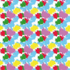 Sewing fabric with The pattern of spots. - CottonBee