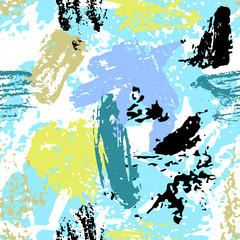 Sewing fabric with Hand Drawn Colorful Texture Seamless Pattern - CottonBee