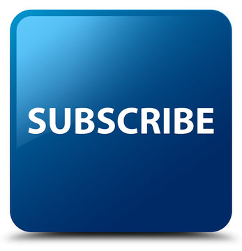 Subscribe Button Png Blue
