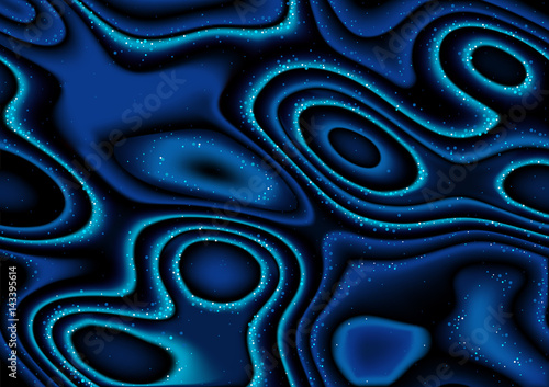 "Abstract Blue Contour lines Background with Glitters - Colorful ...
